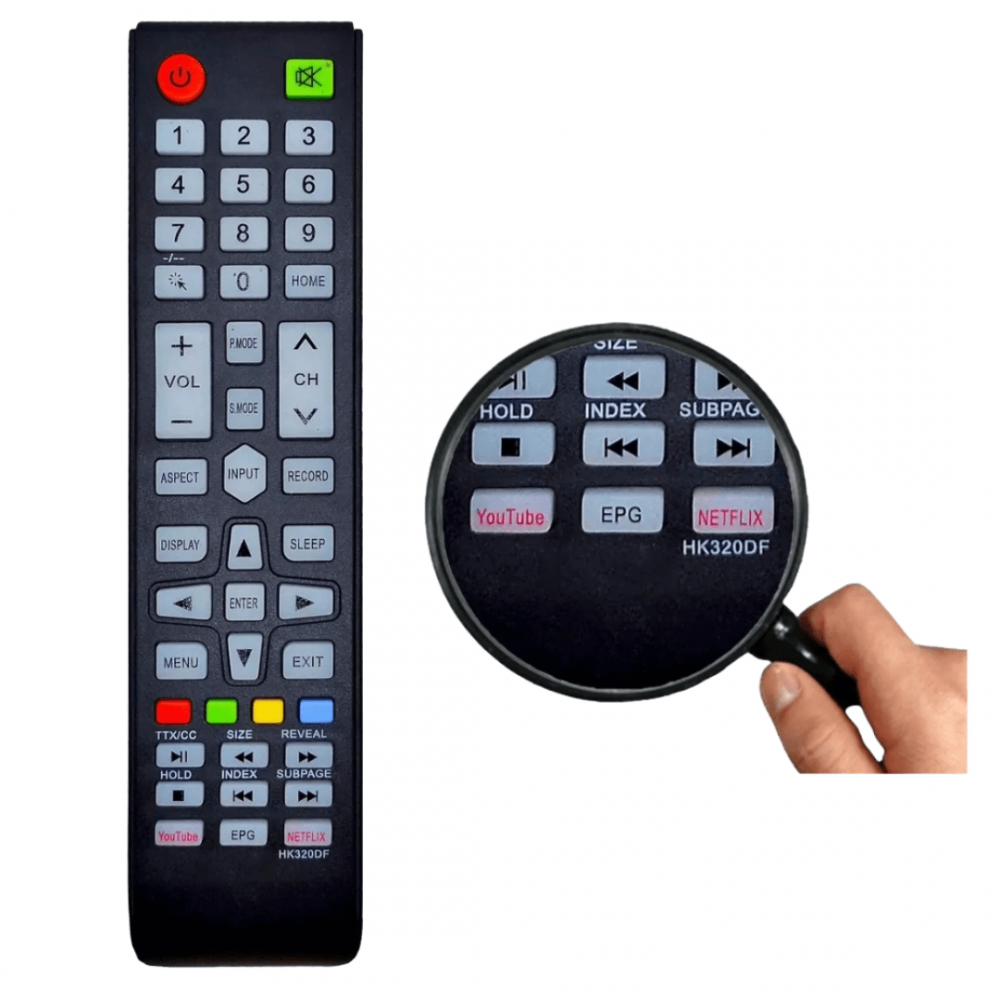 Controle Remoto Para Tv HQ Smart HQS32NKH