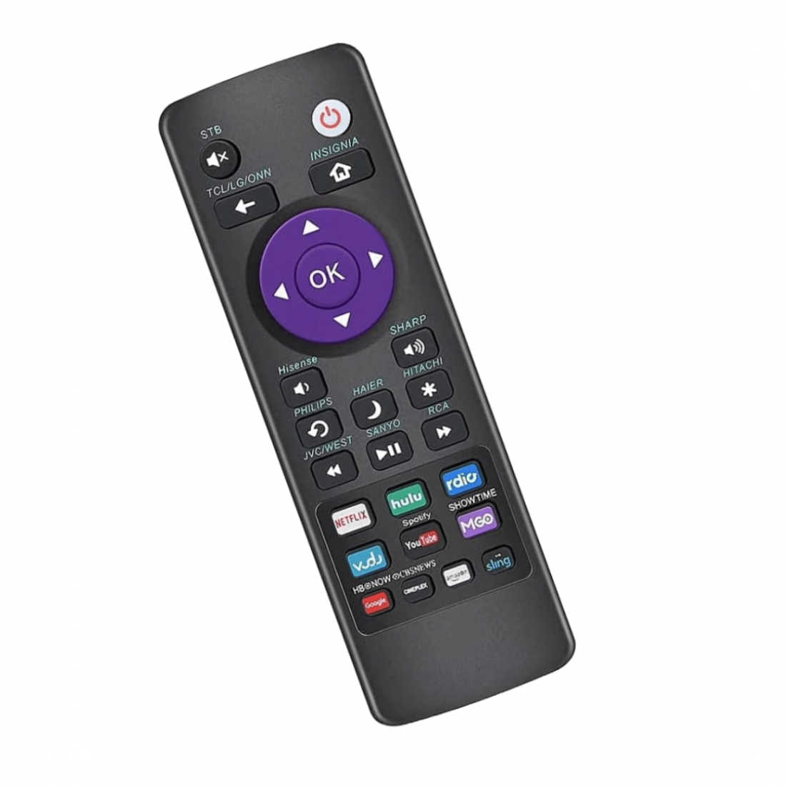 Controle Remoto universal Compativel ROKU E TV ROKU AOC PHILCO SEMP