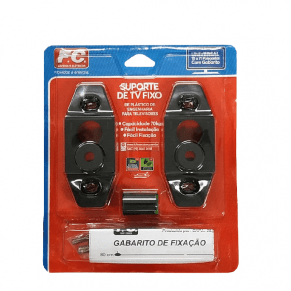 Suporte fixo universal para Tv Monitor Led Lcd plasma 22 32 40 50 55 60 ...